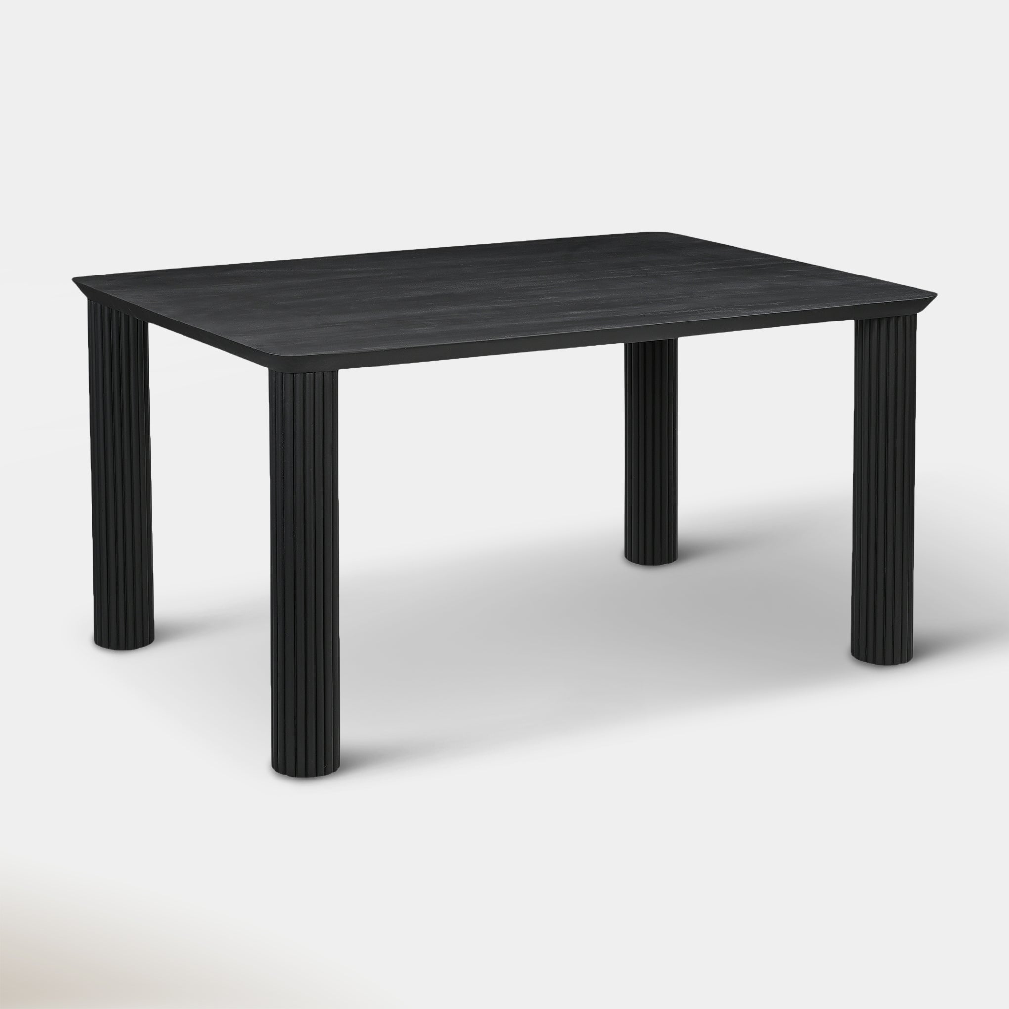 Camille Small Rectangular Dining Table - Black